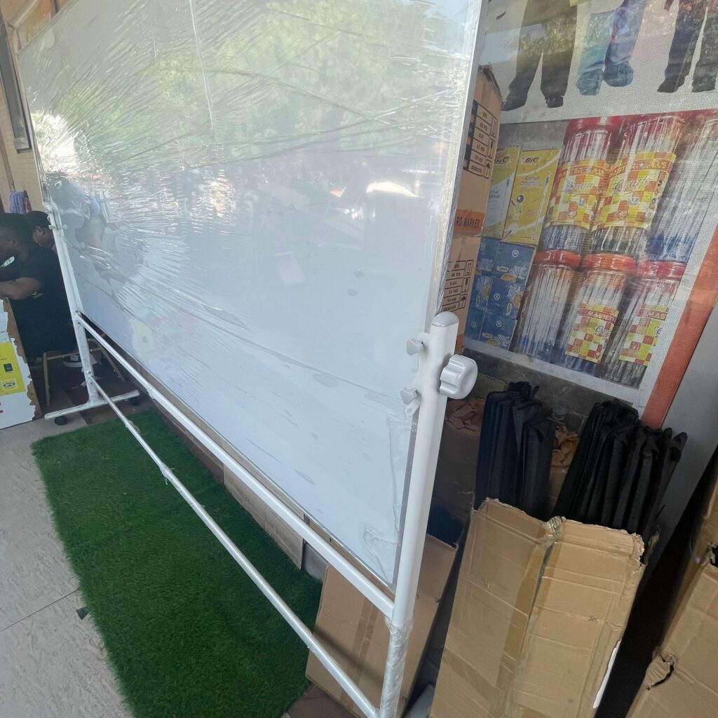 Shop Large Adjustable Standing Whiteboard with Smooth Surface (6.5ft x ...